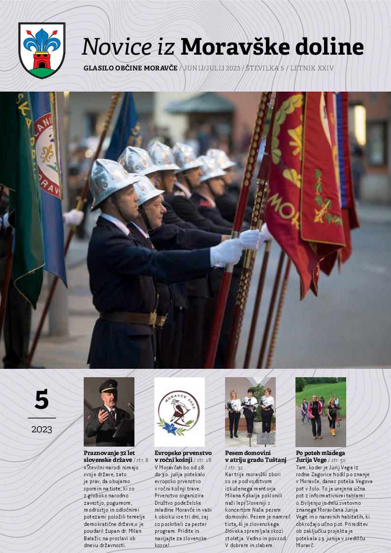 Novice iz Moravške doline, letnik 2023 - številka 5 - moravce.si